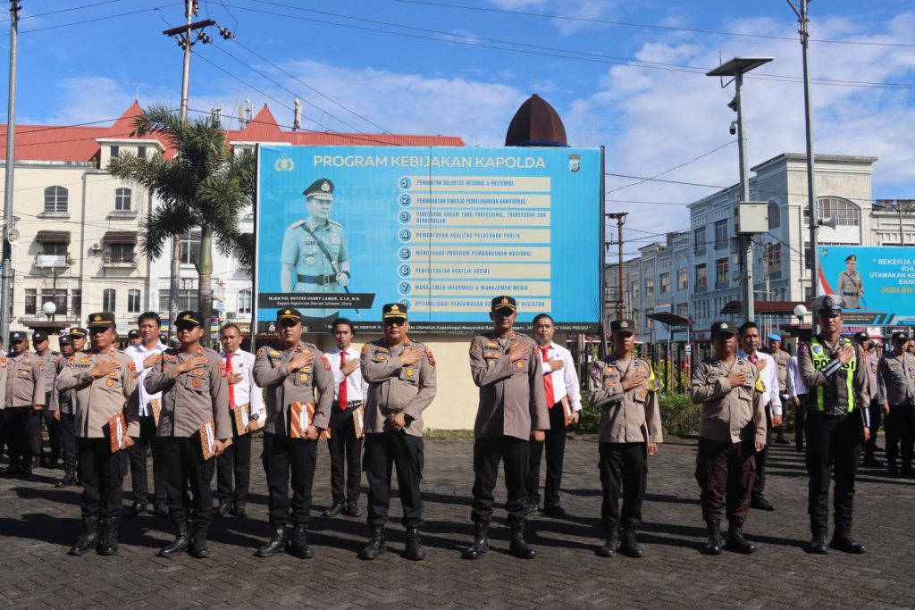 Polresta Manado Berikan Penghargaan kepada Personel dan Satker Berprestasi, Apresiasi atas ...